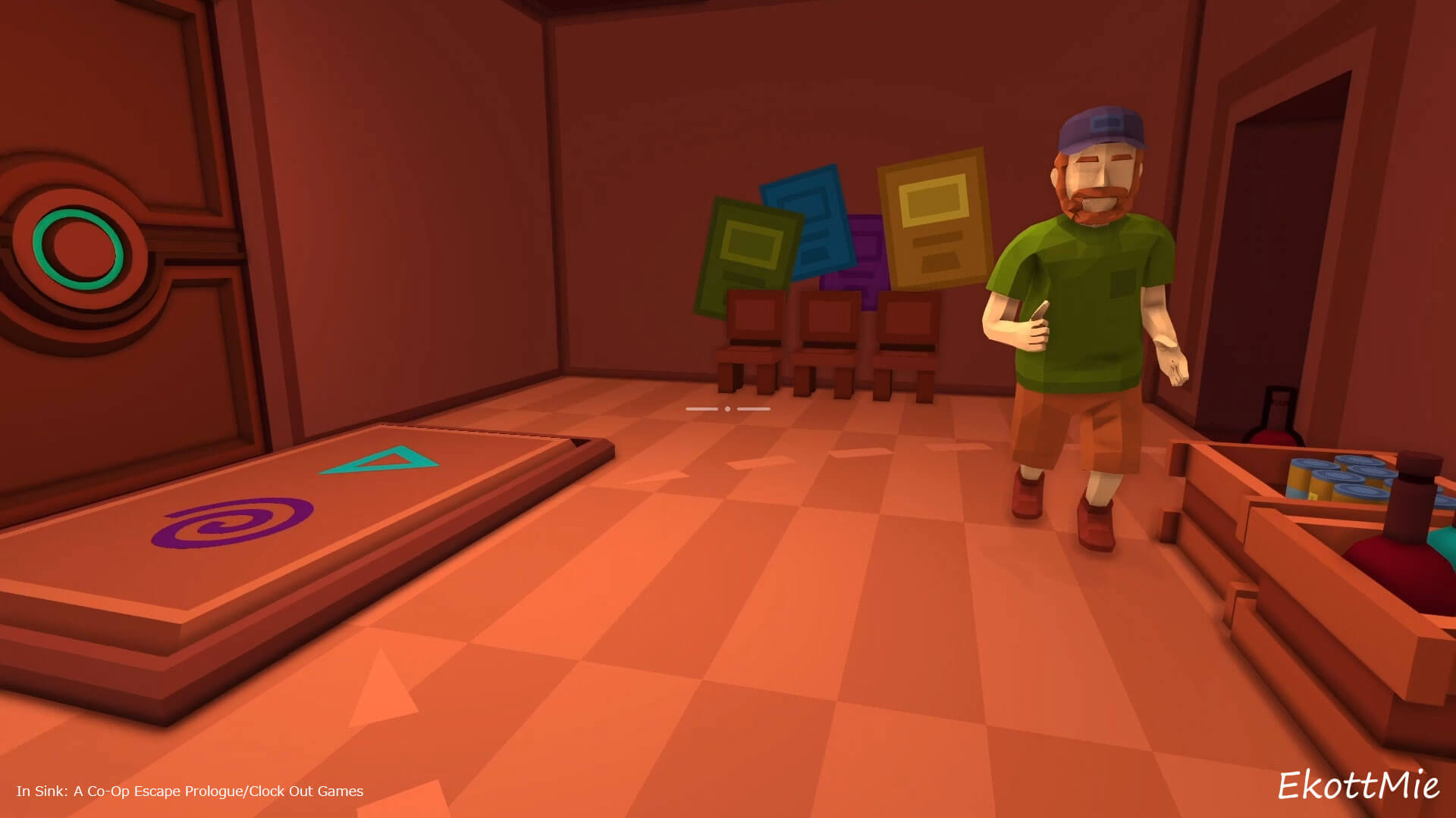 【協力プレイ】少年とおじさんの脱出ゲーム始めました！【In Sink: A Co-Op Escape Prologue】#1 | EkottMie