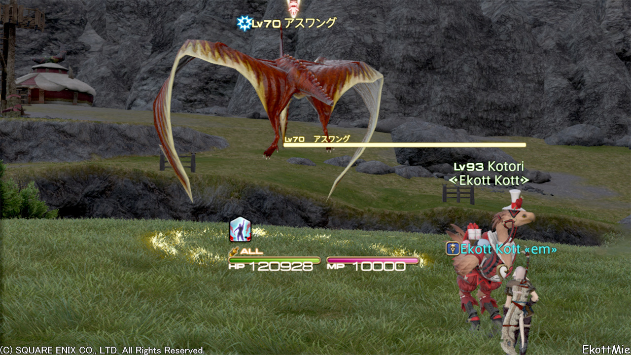 [紅蓮Bモブ]空飛ぶ大蜥蜴「アスワング」 | EkottMie